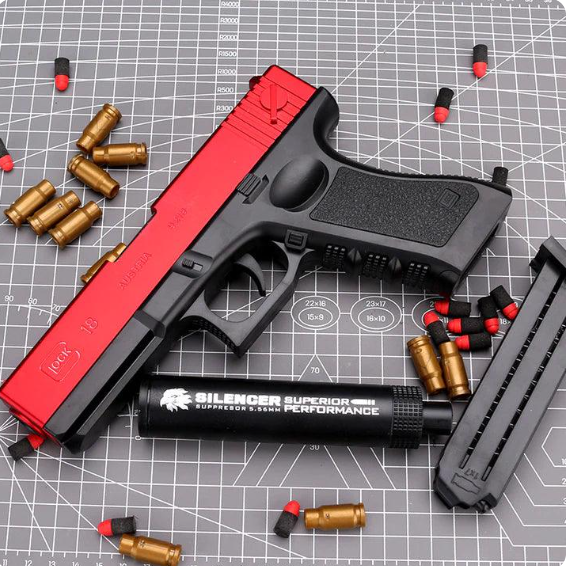 Shell Ejection Glock Toy Gun – Kidz Khazanay
